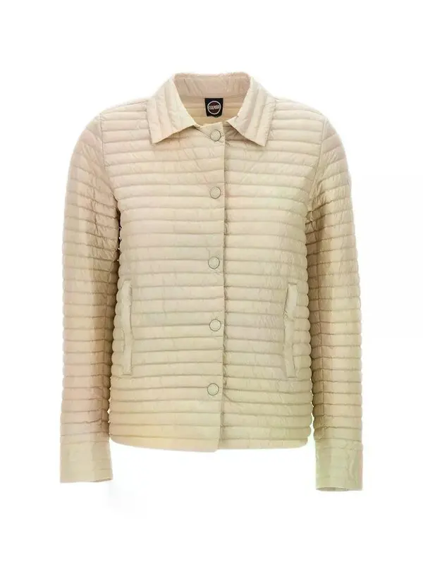 COLMAR Shirt-collar Puffer Jacket - Neutrals