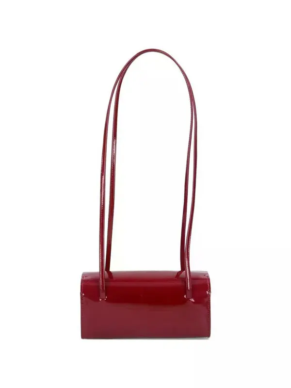 FANE Patent-leather Shoulder Bag - Red