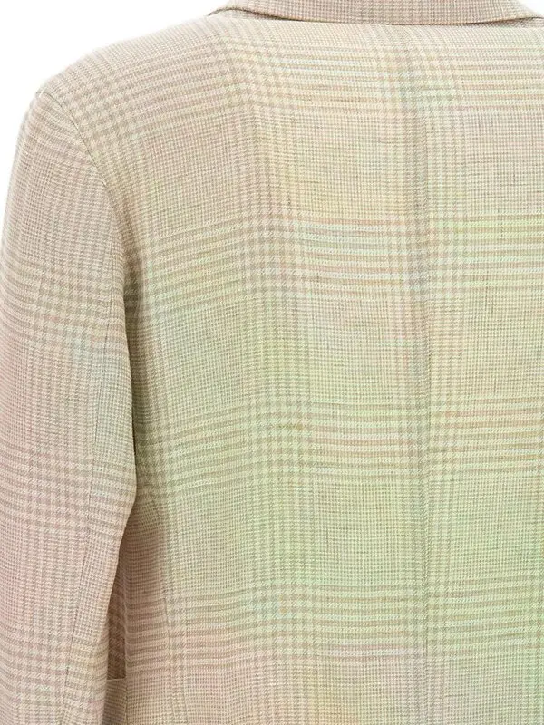 Eleventy Patterned Single-breasted Blazer - Neutrals