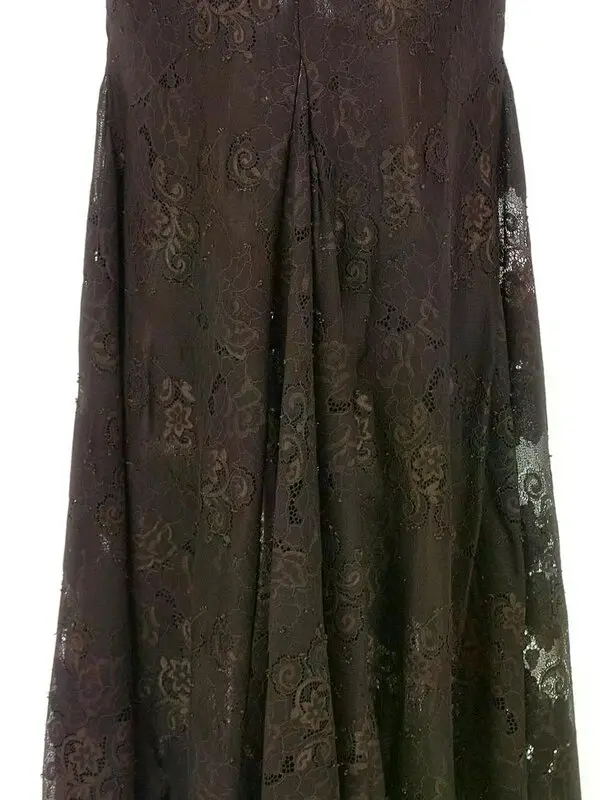HERSKIND Lace-overlay Midi Skirt