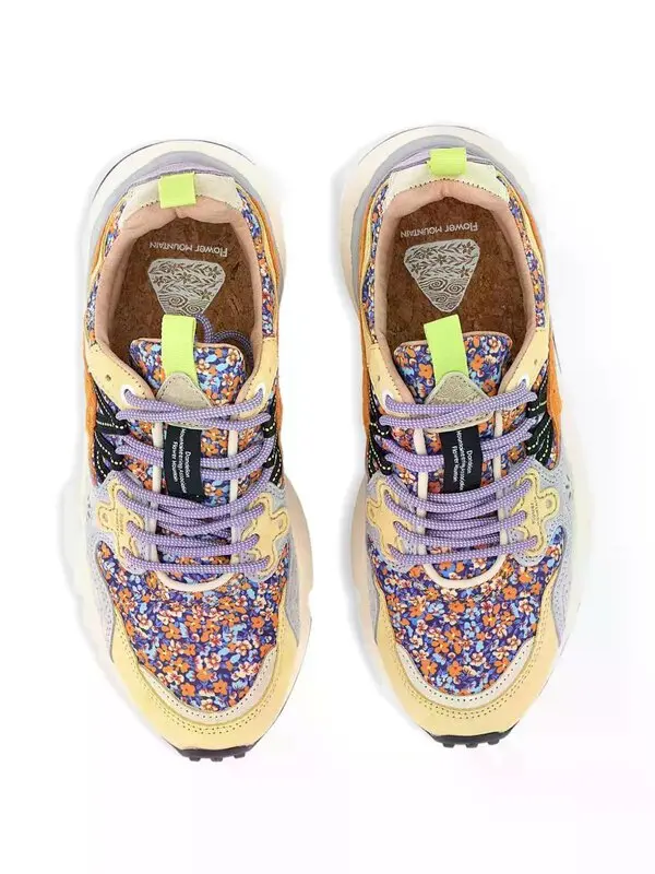 FLOWER MOUNTAIN Yamano 3 Suede Sneakers - Neutrals