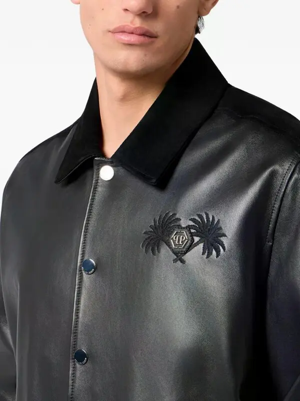 Philipp Plein Leather Jacket