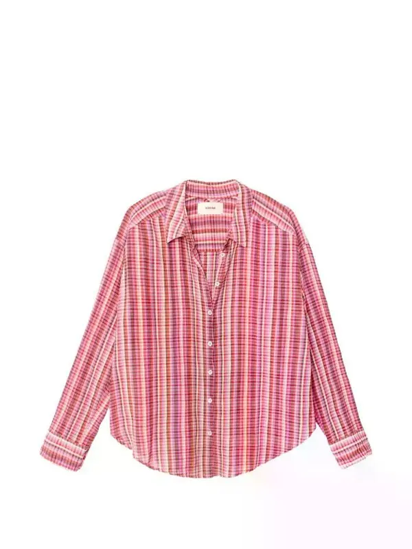 Xirena Plaid Button-down Shirt - Pink