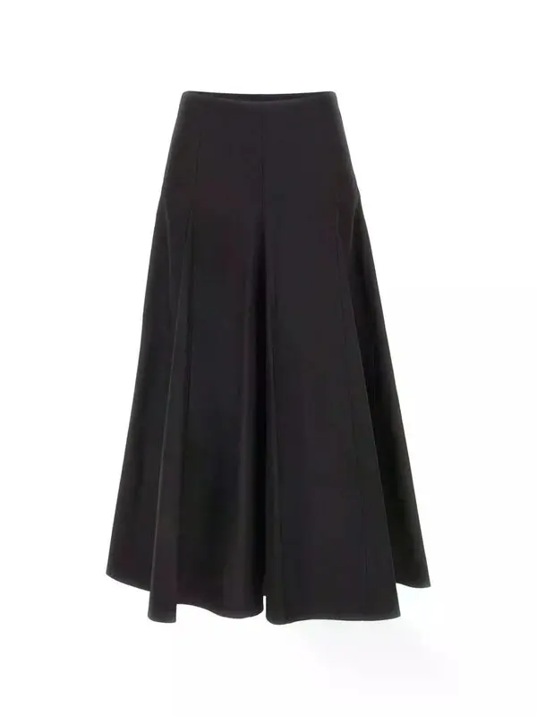 HERSKIND Greta Flounces Midi Skirt - Black