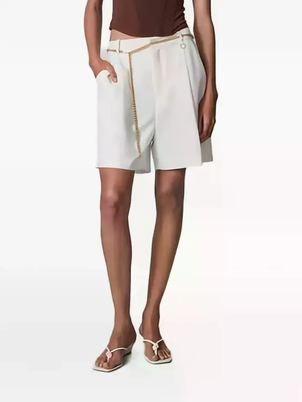 VIKTORIA & WOODS Pleated Shorts - White