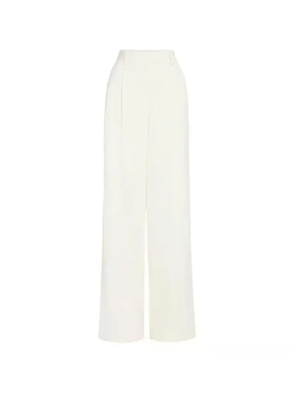 TWP Pleated Wide-leg Trousers
