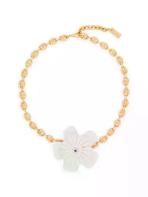 Chloé Flower Chain Bracelet - Gold