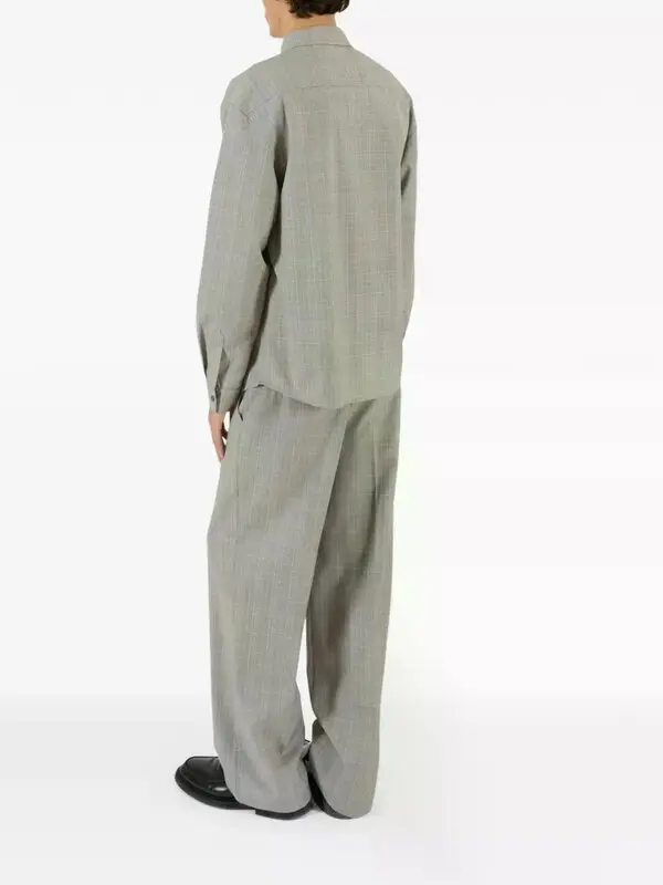 KROST Check-pattern Shirt - Grey