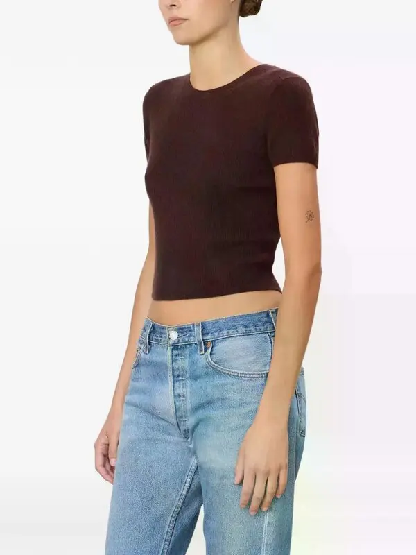 Eterne Cashmere T-shirt - Brown