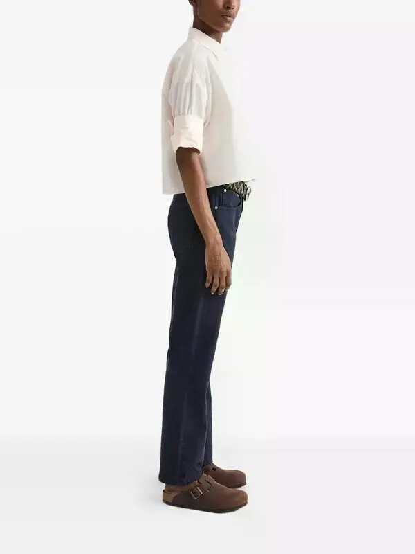TWP Cropped Shirt With Pocket - Pink