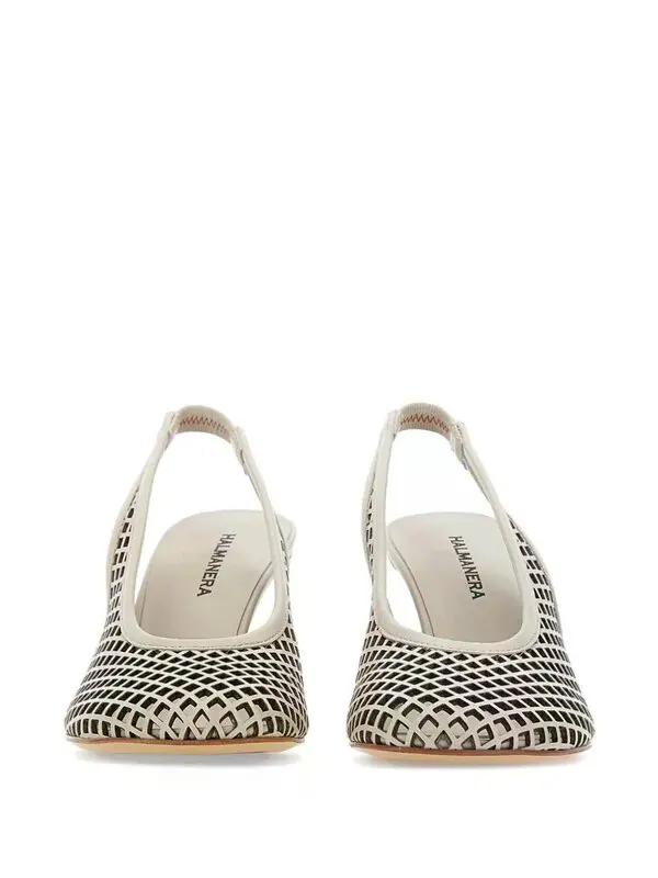 HALMANERA Adel Laser-cut Slingback Pumps