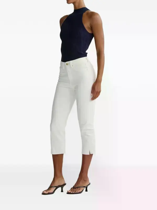 DL1961 Ribbed Halterneck Top