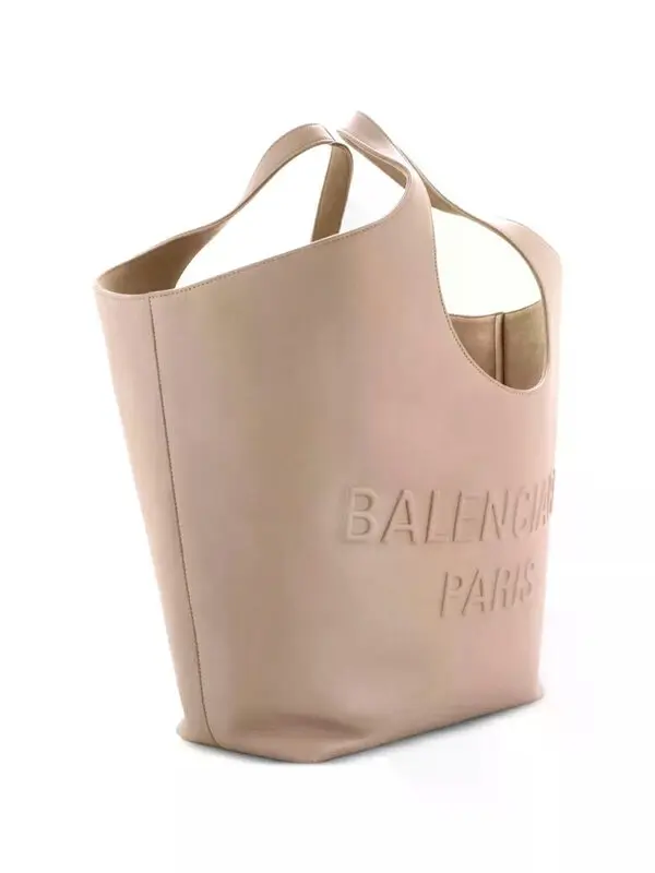 Balenciaga Leather Medium Tote Bag - Neutrals