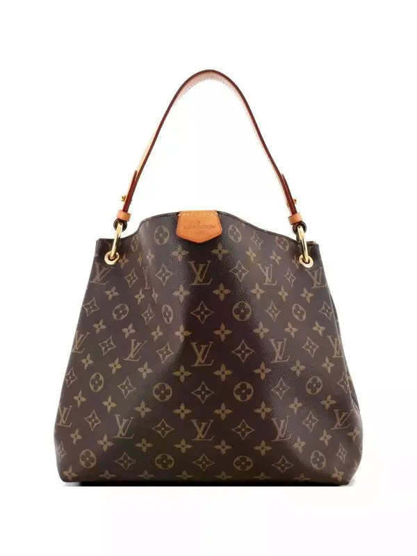 LOUIS VUITTON Graceful Handbag Monogram Canvas Pm - Brown
