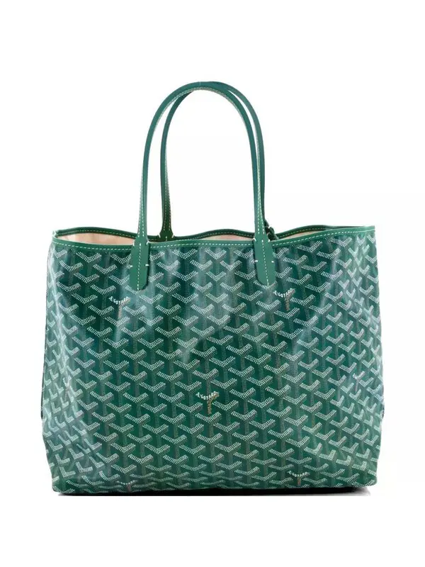 Goyard Saint Louis Coated Canvas Pm Tote Bag - Green