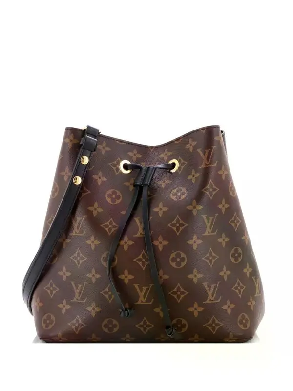 LOUIS VUITTON Néonoé Mm Bucket Bag Monogram Canvas - Black