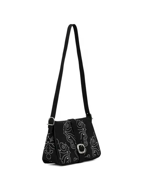 Desigual Studded Buckle Satchel