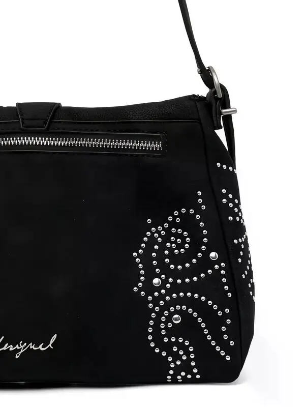 Desigual Studded Buckle Satchel