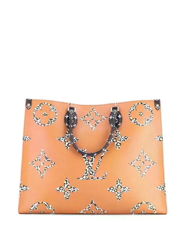 LOUIS VUITTON Onthego Limited Edition Jungle Monogram Giant Gm Tote Bag