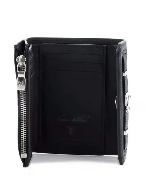 LOUIS VUITTON Georges Wallet Leather Small Wallets