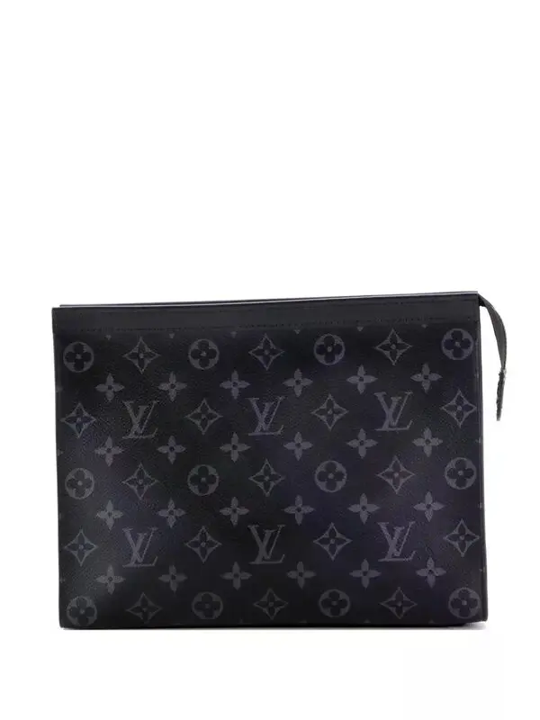 LOUIS VUITTON Pochette Voyage Monogram Eclipse Canvas Mm - Black