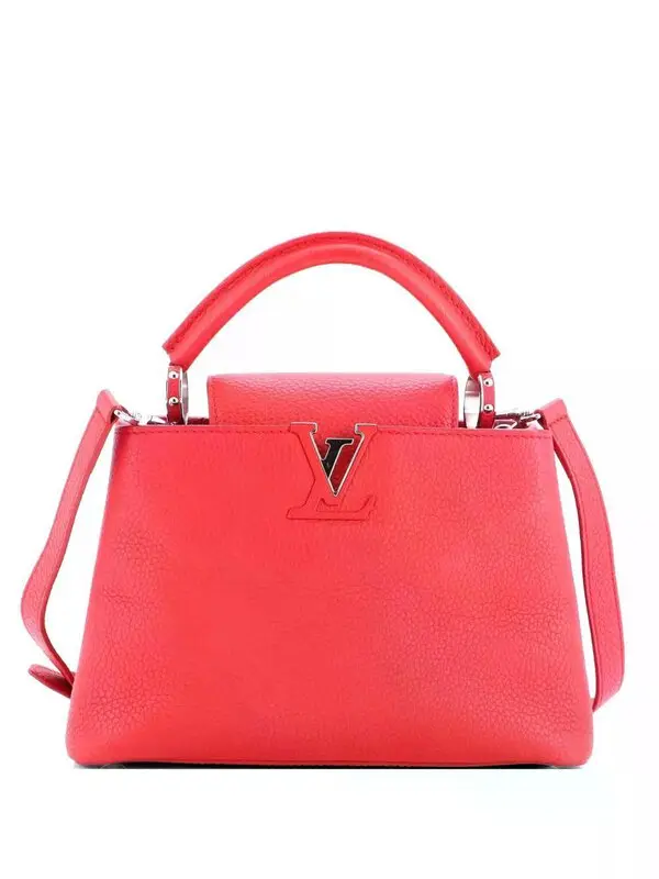 LOUIS VUITTON Capucines Bb Satchel - Red