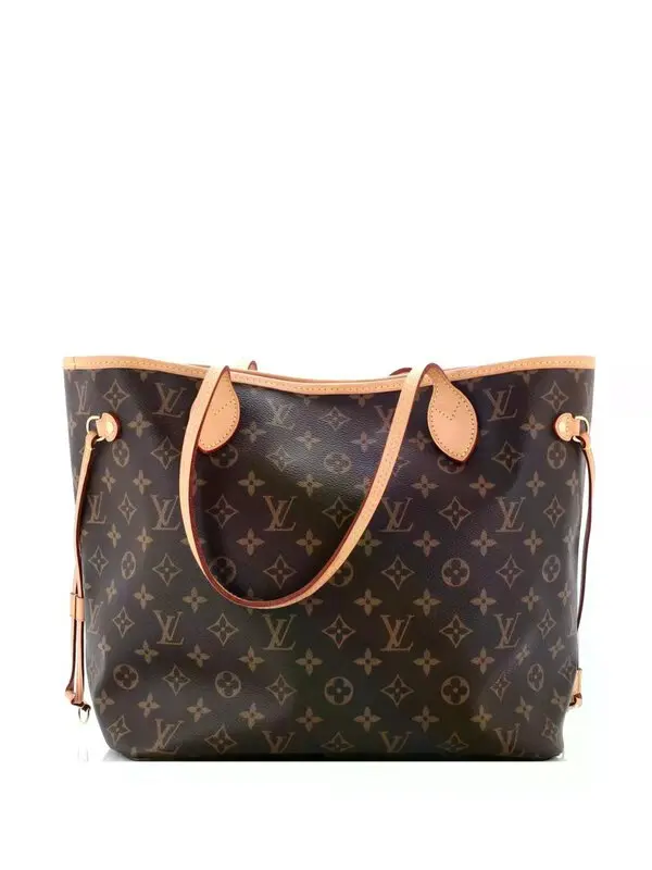 LOUIS VUITTON Neverfull Mm Monogram Canvas Tote Bag - Brown
