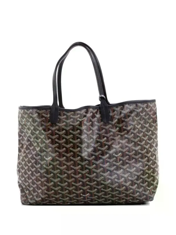 Goyard Saint Louis Coated Canvas Pm Tote Bag - Black