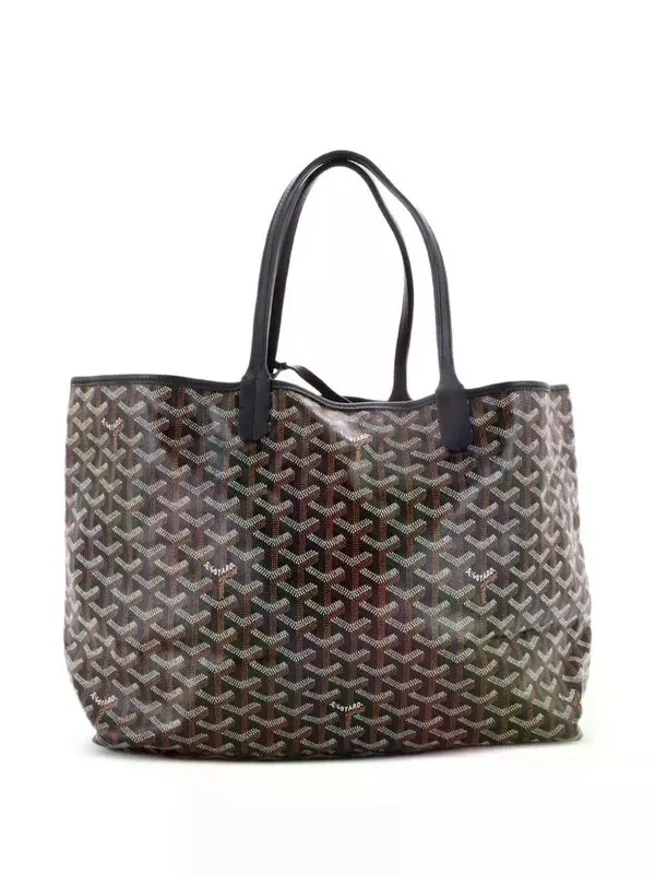 Goyard Saint Louis Coated Canvas Pm Tote Bag - Black