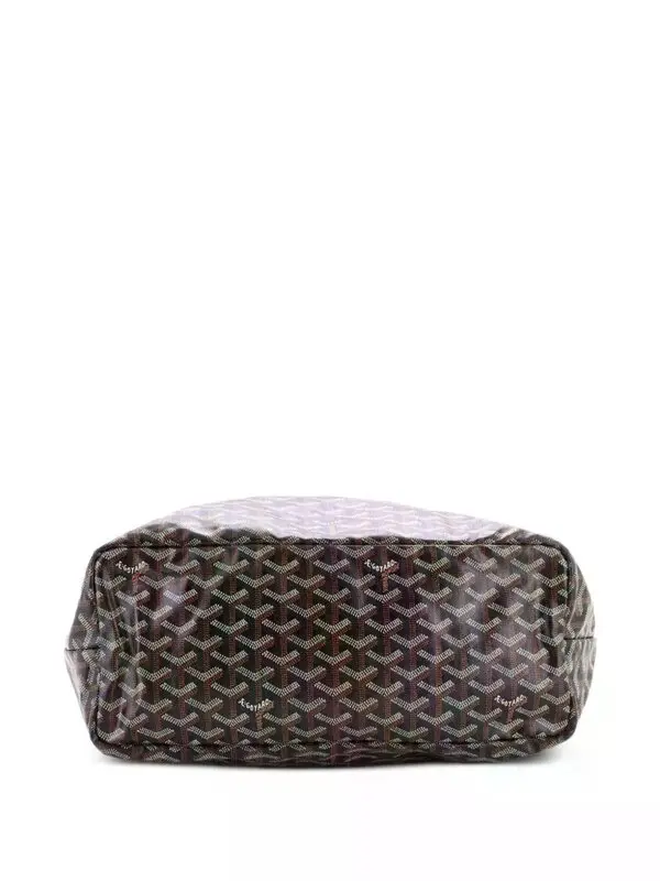 Goyard Saint Louis Coated Canvas Pm Tote Bag - Black