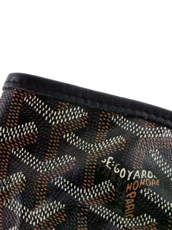 Goyard Saint Louis Coated Canvas Pm Tote Bag - Black