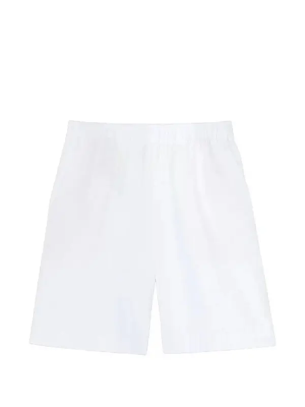 Lafayette 148 New York Riverside Poplin Shorts - White