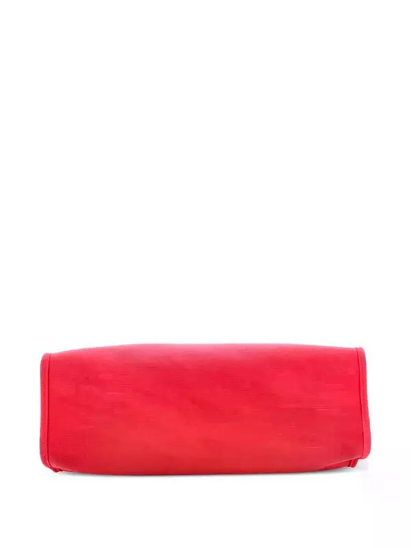 Hermès Herbag Zip Leather And Toile 31 Shoulder Bag - Pink