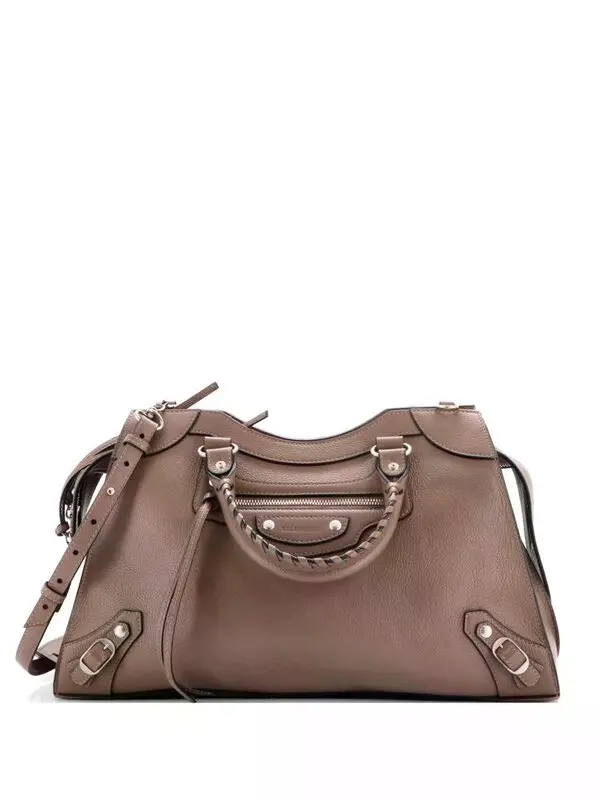 Balenciaga Neo Classic City Leather Small Tote Bag - Neutrals