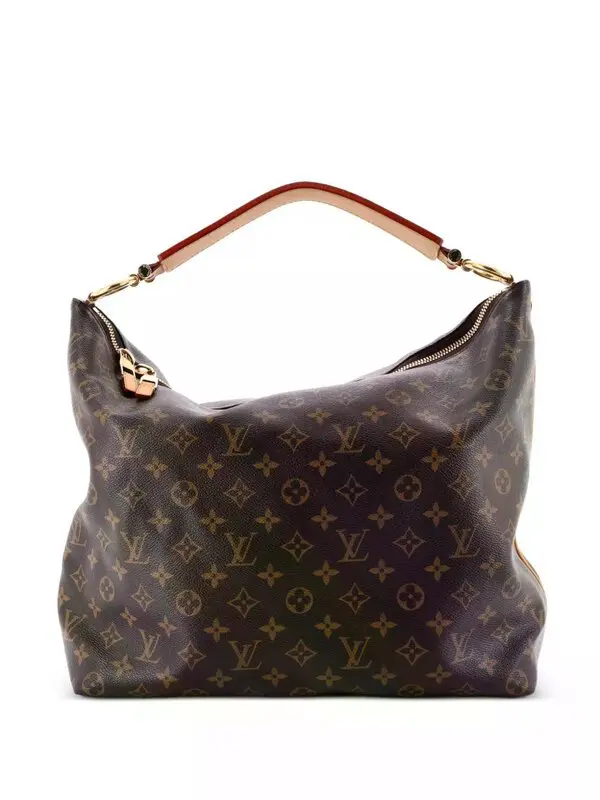 LOUIS VUITTON Sully Handbag Monogram Canvas Mm Hobo