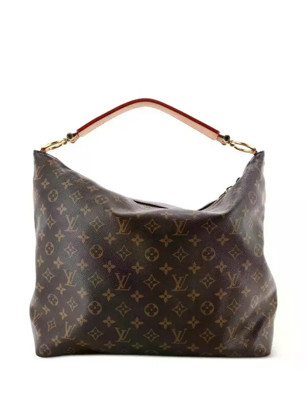 LOUIS VUITTON Sully Handbag Monogram Canvas Mm Hobo
