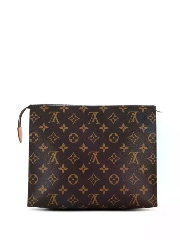 LOUIS VUITTON Toiletry Pouch 26 Monogram Canvas - Brown