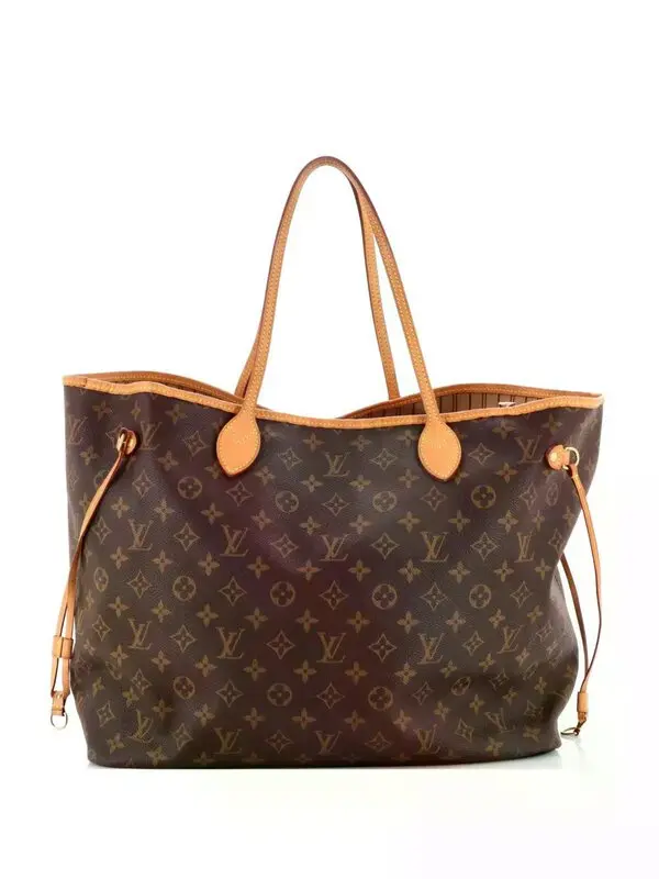 LOUIS VUITTON Neverfull Monogram Canvas Gm Tote Bag - Brown