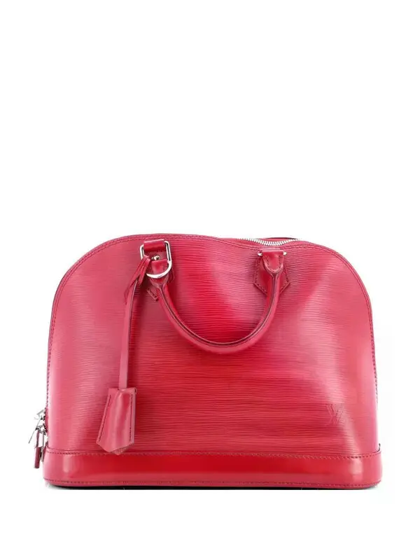 LOUIS VUITTON Alma Handbag Epi Leather Pm - Red
