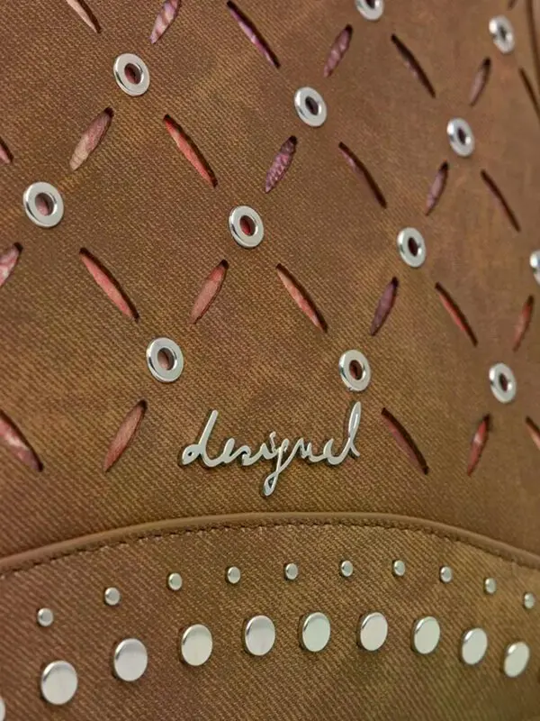 Desigual Eyelet-embellishment Backpack
