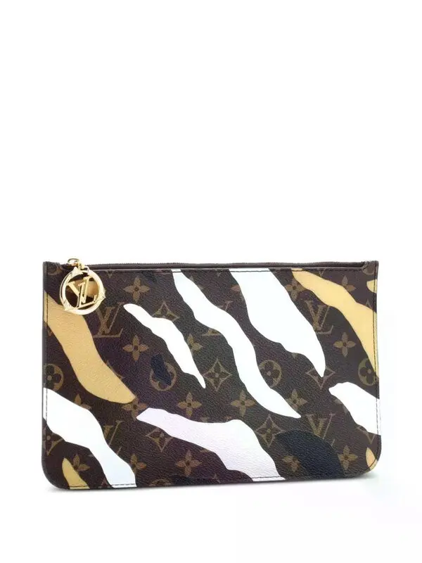 LOUIS VUITTON Neverfull Pochette Limited Edition Lol League Of Legends Monogram Canvas Large Pouch