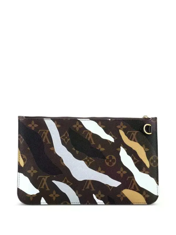 LOUIS VUITTON Neverfull Pochette Limited Edition Lol League Of Legends Monogram Canvas Large Pouch