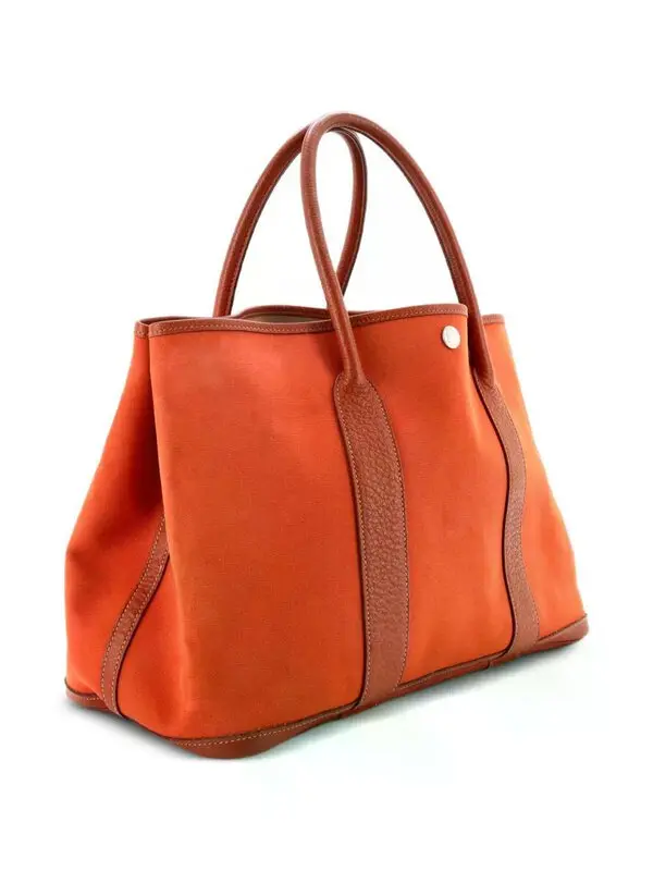Hermès Garden Party 36 Tote Bag Toile And Leather