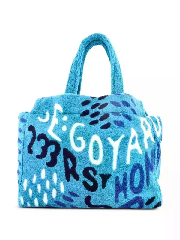 Goyard Eponge Printed Terry Cloth Pm Tote Bag