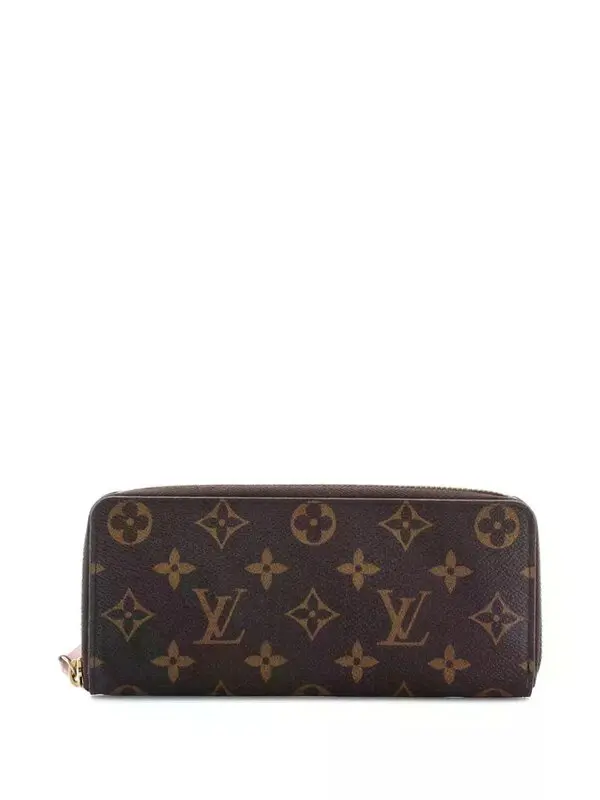 LOUIS VUITTON Clemence Wallet Monogram Canvas Small Wallets - Brown