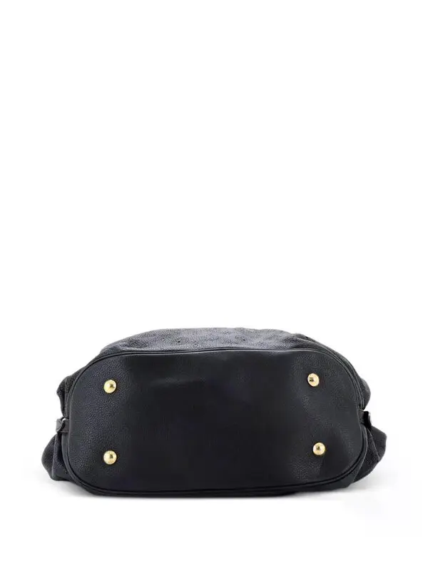 LOUIS VUITTON Mahina Leather Hobo Bag - Black