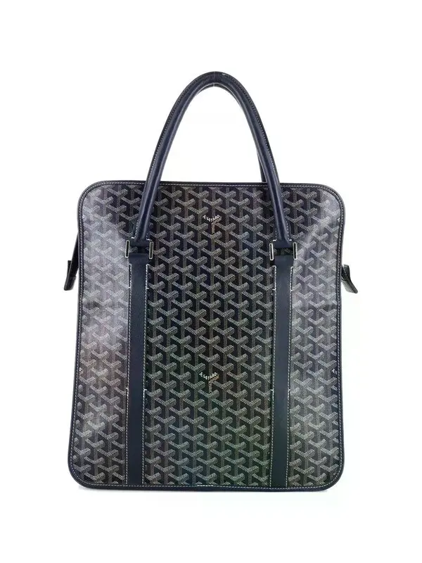 Goyard Bourgogne Coated Canvas Satchel