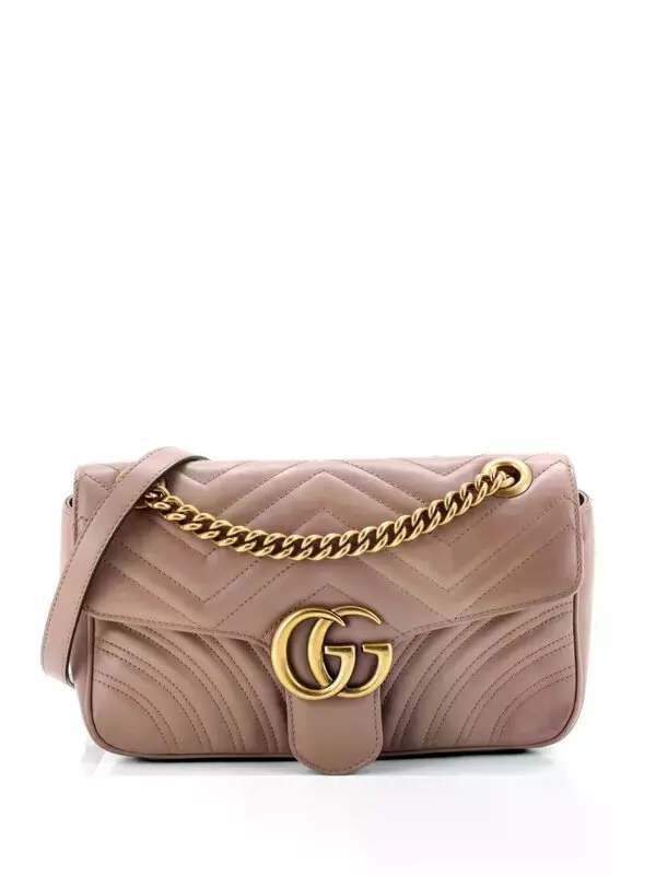 Gucci Gg Marmont Small Crossbody Bag - Neutrals
