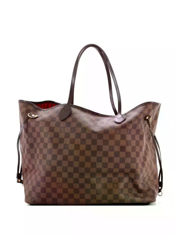 LOUIS VUITTON Neverfull Damier Gm Tote Bag - Brown