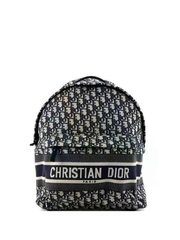 Dior Travel Oblique Canvas Medium Backpack